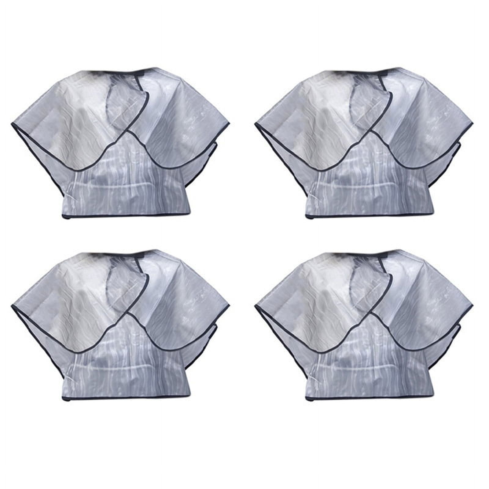 4X Salon Hairdressing Cutting Collar Shawl Waterproof EV Hair Dye Perm ...