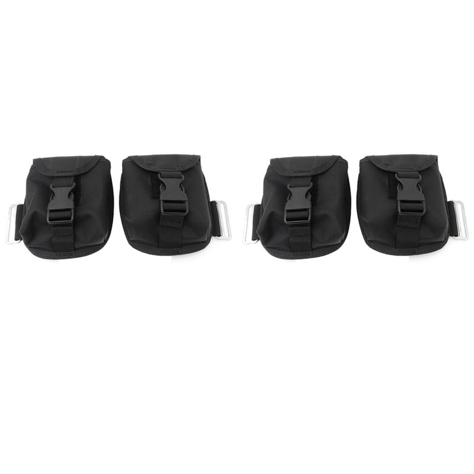 4X Scuba Diving Counter Weight Pocket Pouch with Quick Release Buckles ...