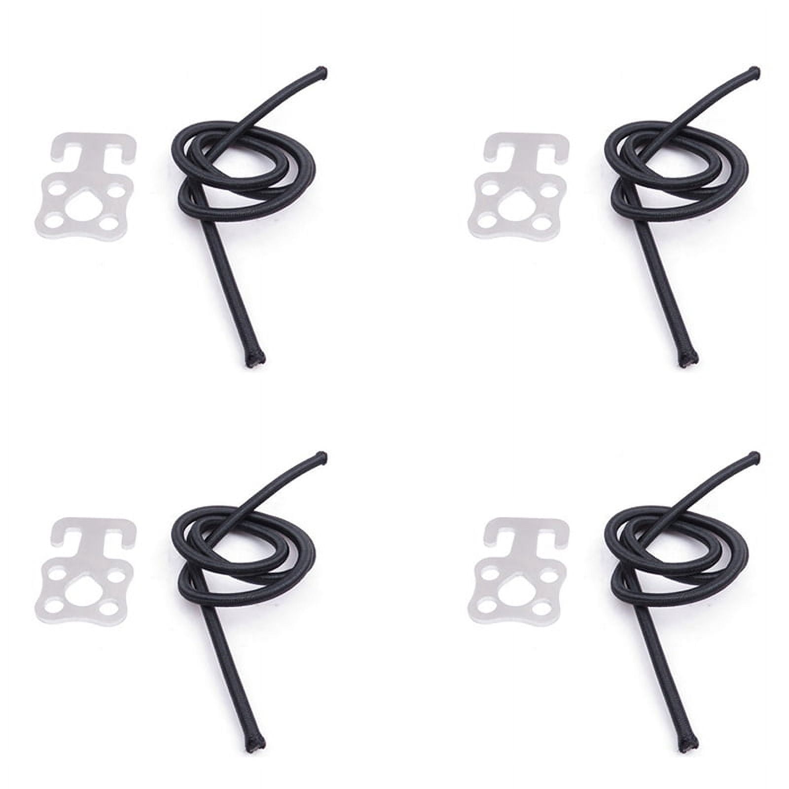 4X Scuba Diving Plate Hook with Bungee for Backmount Sidemount BCD and ...