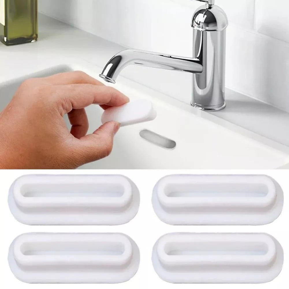 4X Silicagel Sink Overflow Cap Hole Cover Bathroom Oval Basin Trim ...