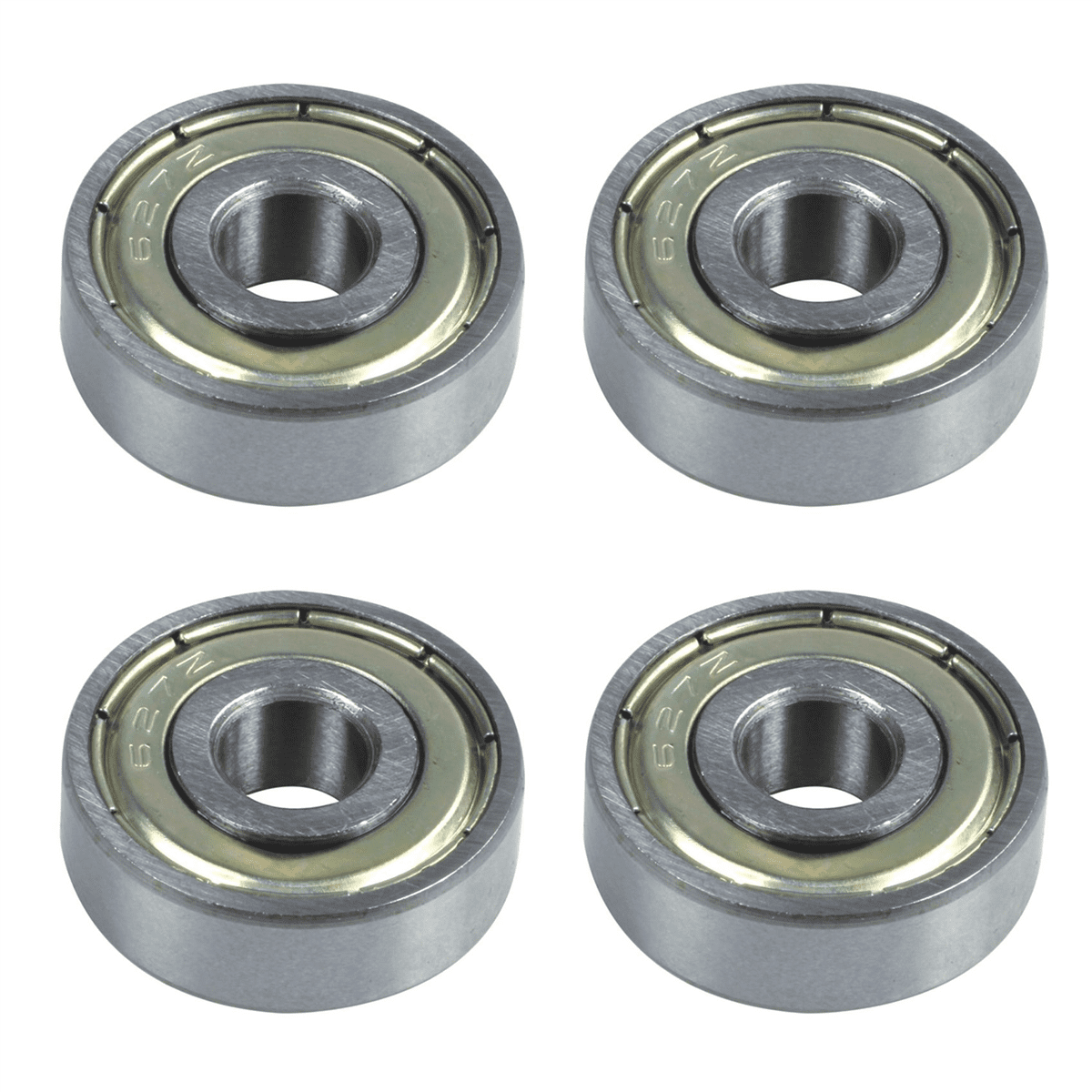 4X Silver Metal 627Z Deep Groove Ball Bearing Ball Bearing 7mm x 22mm x ...