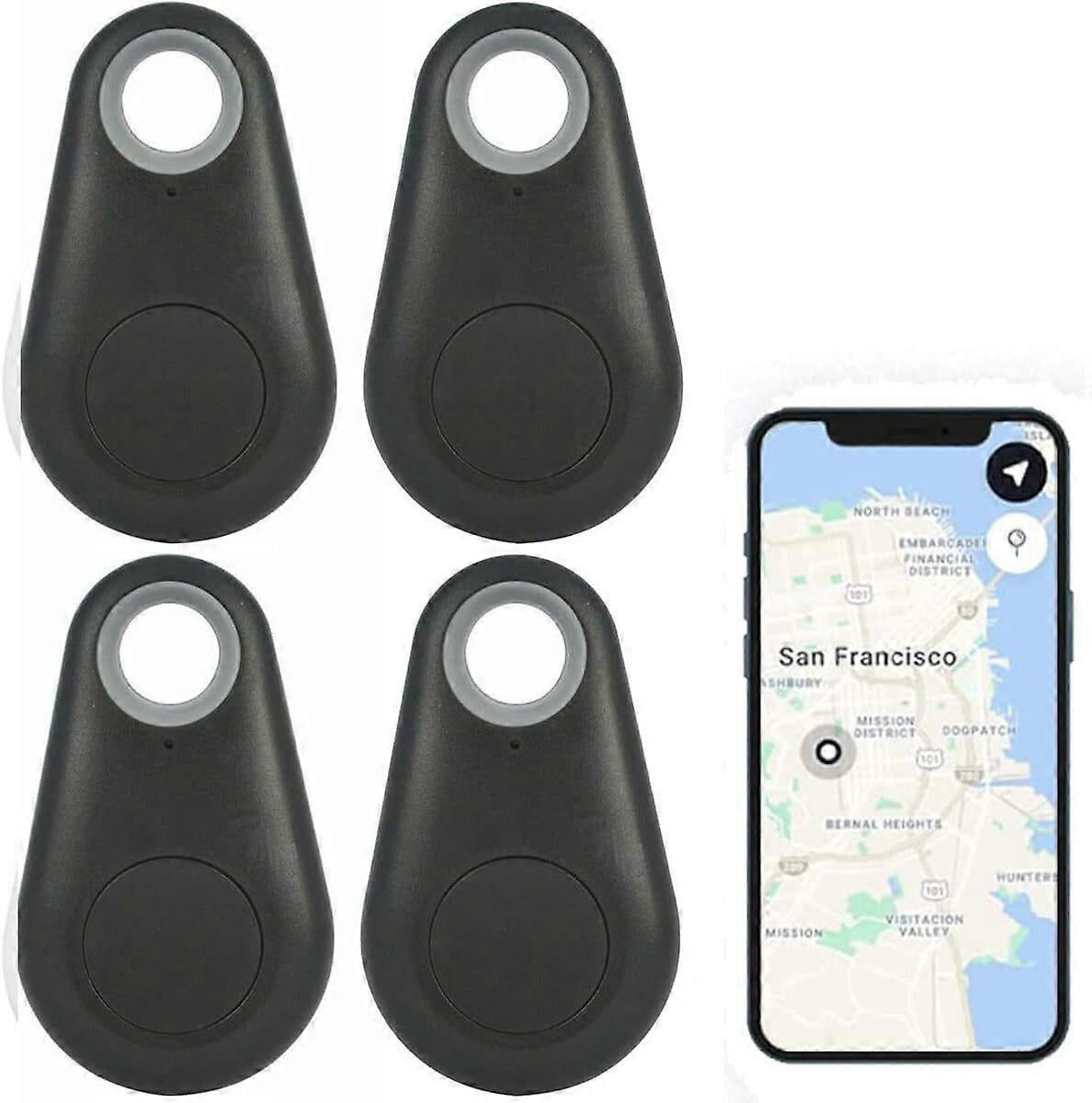 4X Smart Finder Key Tracker Wireless Bluetooth Locator Smart Tag ...