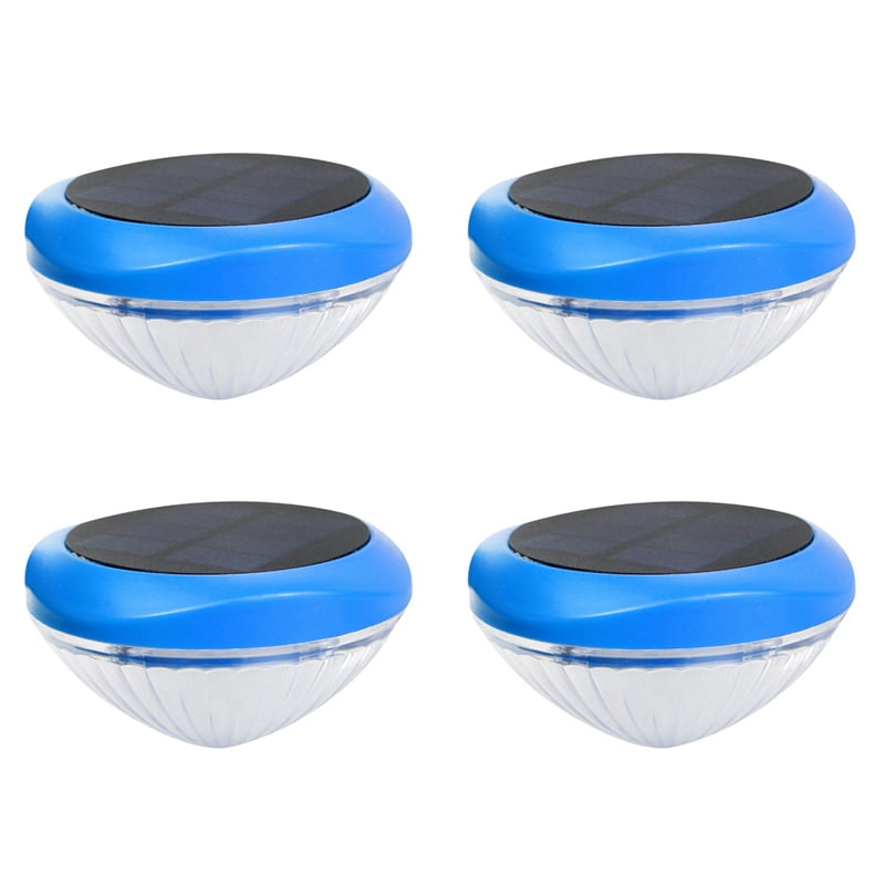 4X Solar Floating Pool LED Lights,Waterproof RGB Color Changing Pool ...