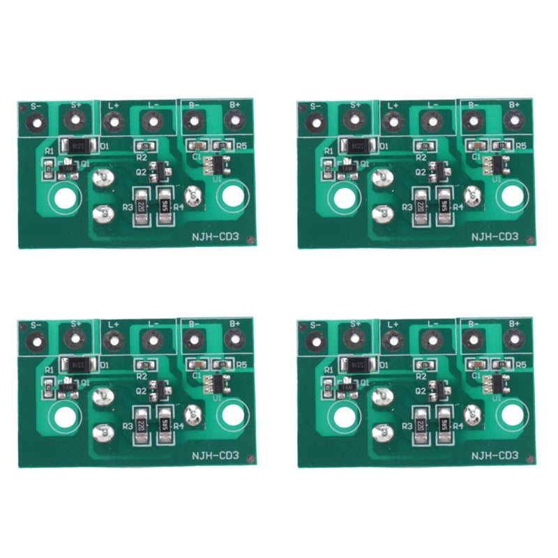 4X Solar Lawn Light Controller Board 3.7V Lithium Battery Solar ...
