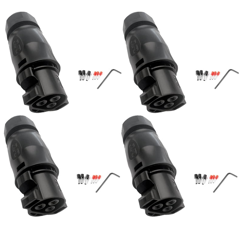 4X Solar PV Connector Plug Waterproof IP68 4000V 40A for Solar PV ...