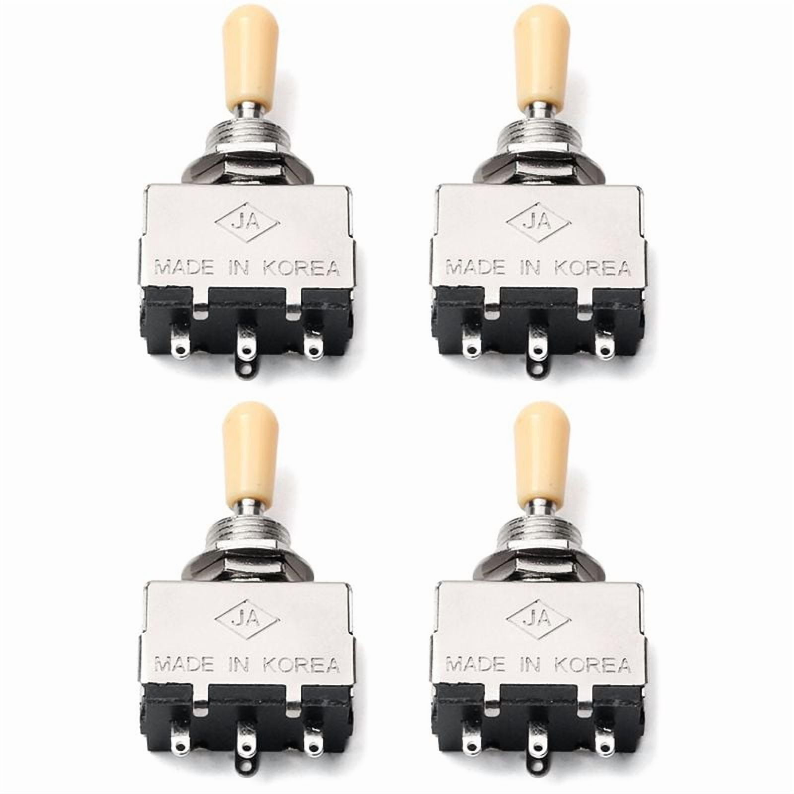 4X Solid Knob Shaft Box Style for 3 Way Pickup Selector Toggle Switch ...