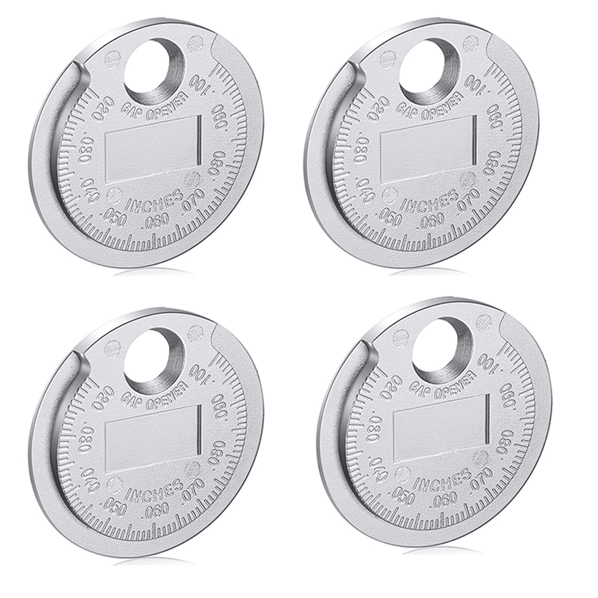 4X Spark Plug Space Tool Gapper Gauge- Wire Measuring Scaled From ...