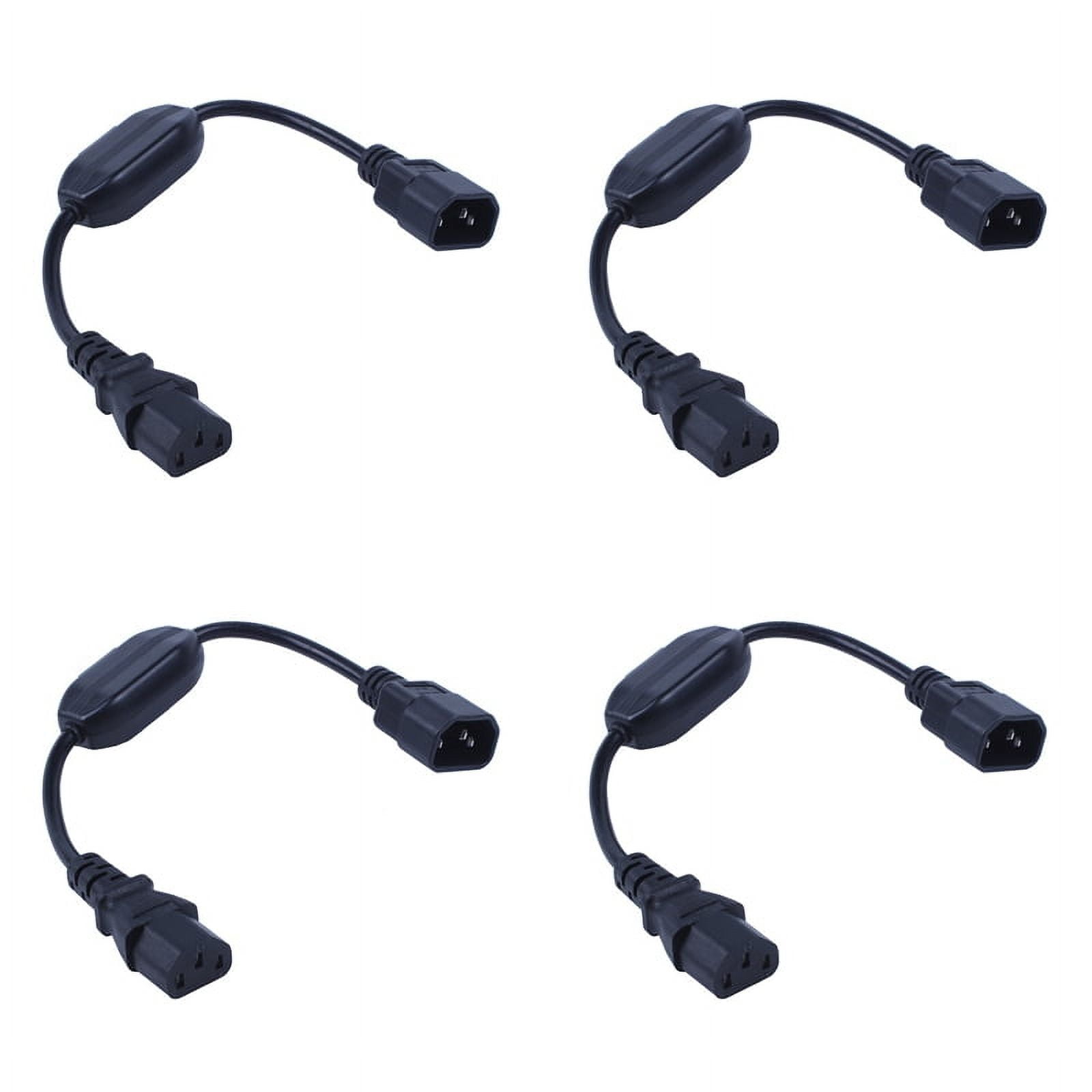 4X Special PDU UPS Power Cord Cable, IEC 320 C14 to C13 with on/Off ...