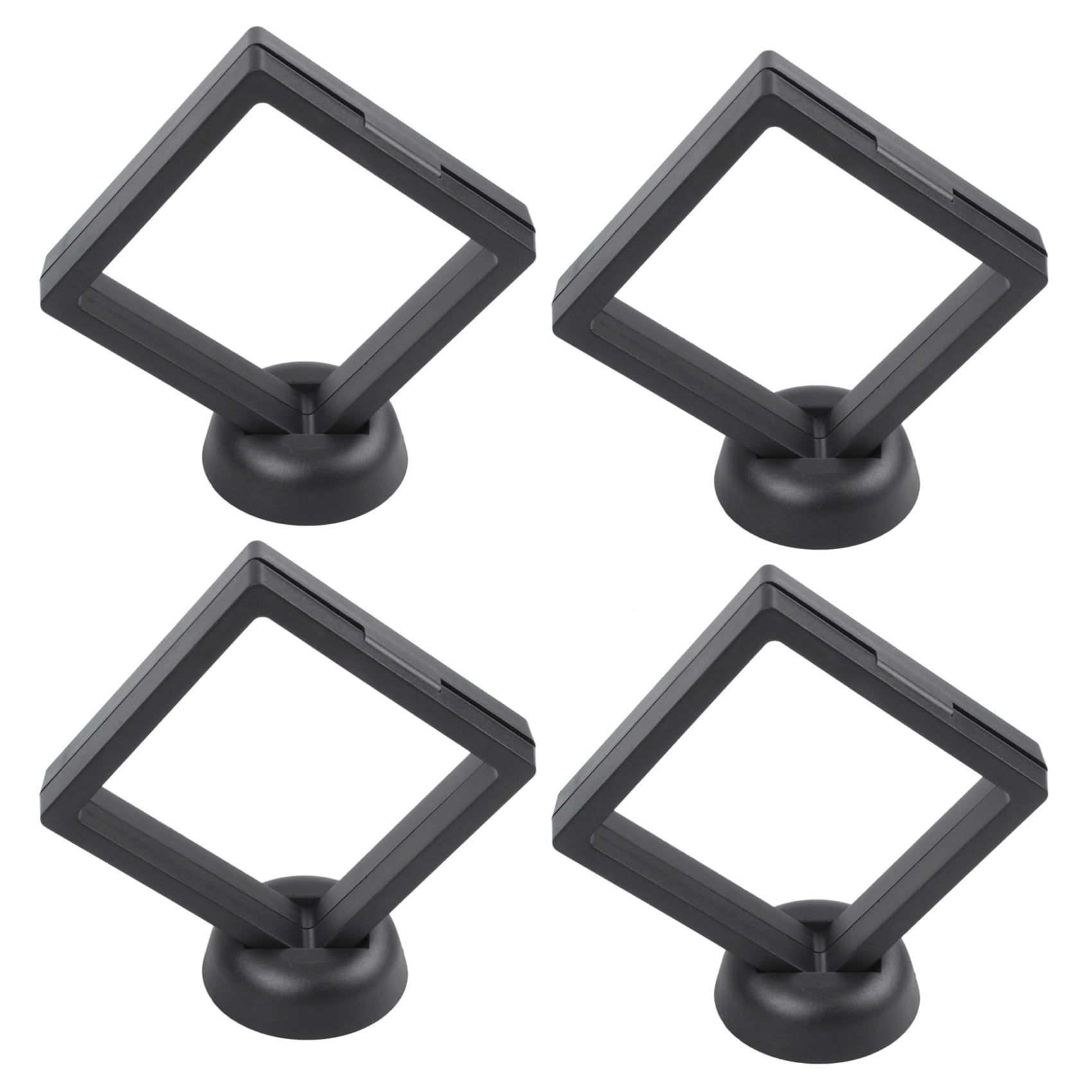 4X Square 3D Albums Floating Frame Holder Coin Box Jewelry Display Show ...