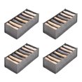 4X Stackable Drawer Dividers With Multiple Pockets Perfect For Small ...