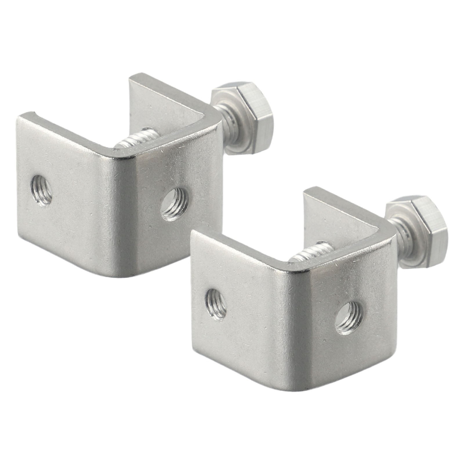 4X Stainless Steel C Clamps Clamp For Mounting U Clamps Small Desk ...