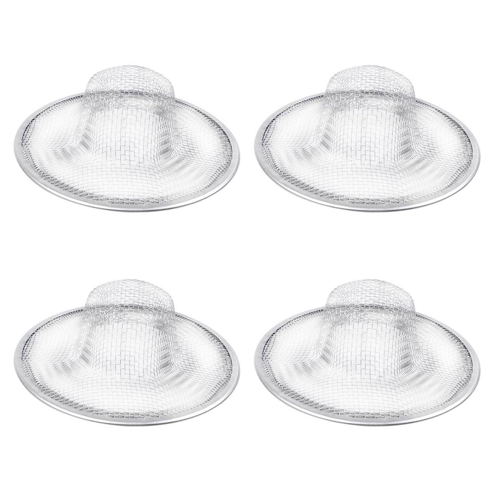 4X Stainless Steel Drainer Basin Filter Mesh Sink Strainer 3.5 Inch Top ...