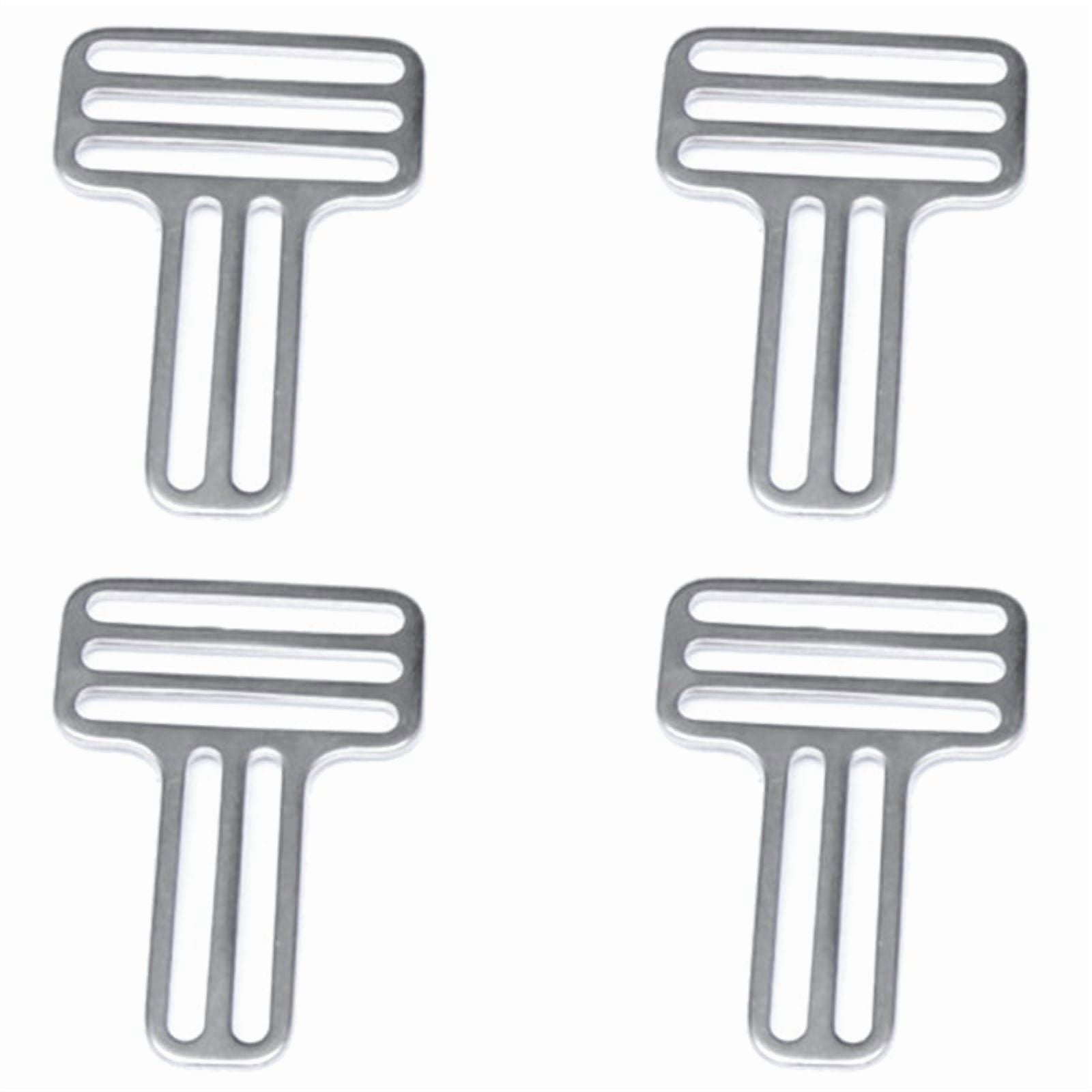 4X Stainless Steel Scuba Diving Sidemount Webbing Strap Keeper Fits for ...
