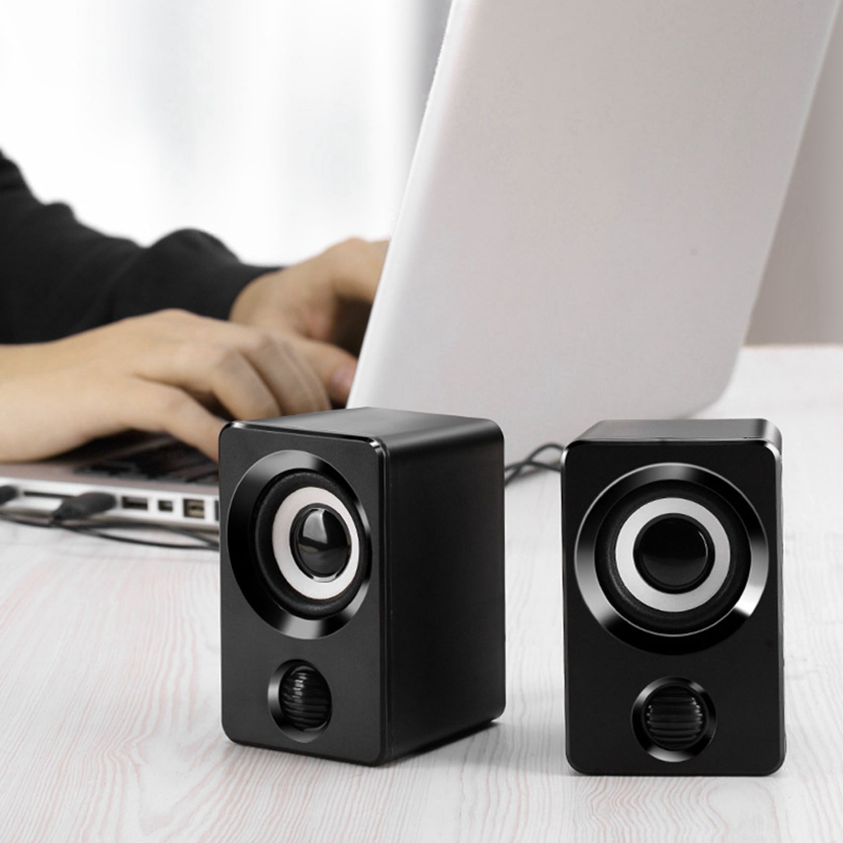 4X Surround Computer Speakers with Stereo USB Wired Powered Multimedia ...