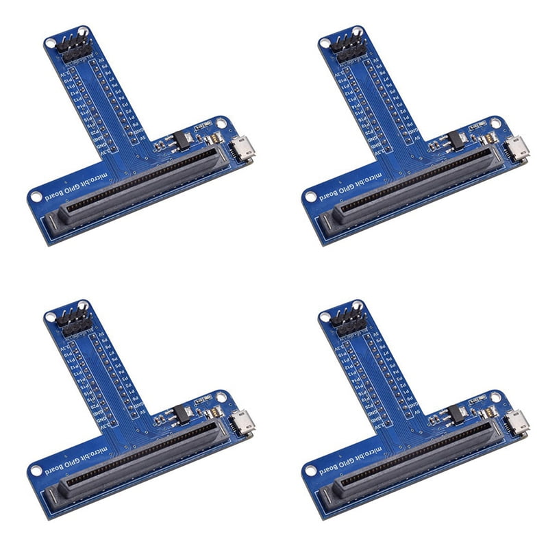 4X T-Type Expansion Adapter for Microbit Breadboard Python Graphical ...