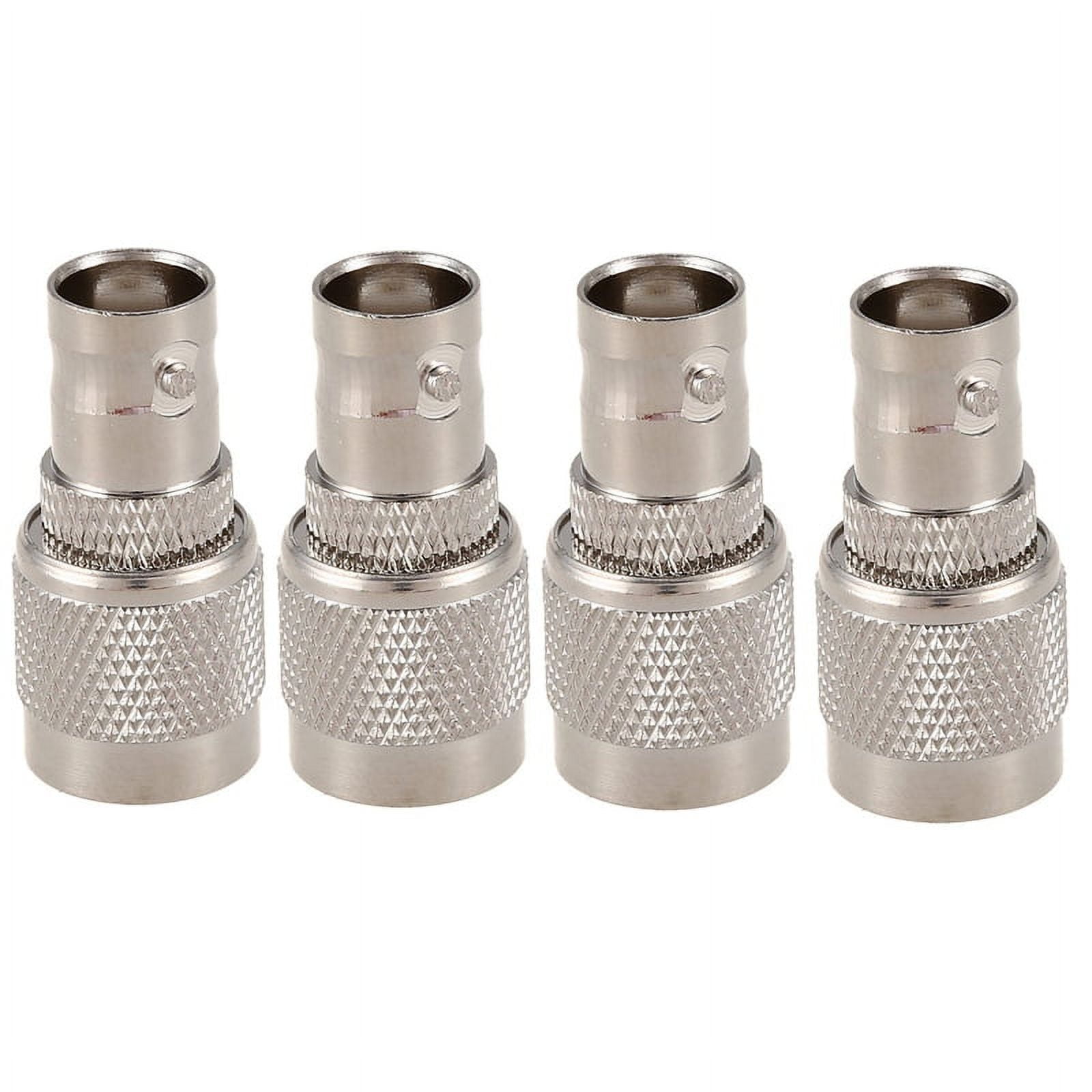 4X TNC Male Plug to BNC Connector Jack Female M / F Coaxial Connector ...