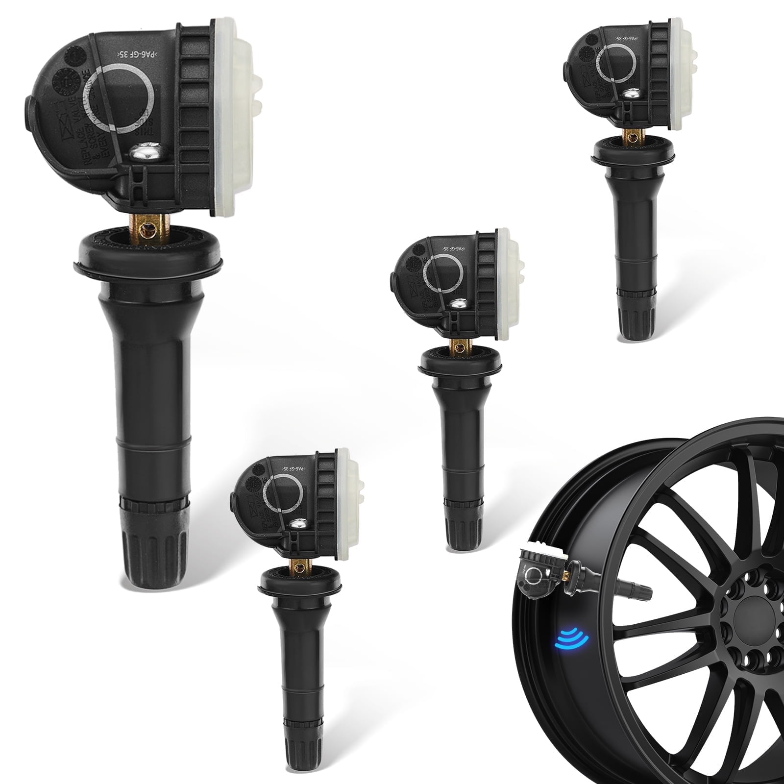 SPEEDWOW 4X TPMS Sensor 315MHz, Tire Pressure Monitor for Ford F-150 ...