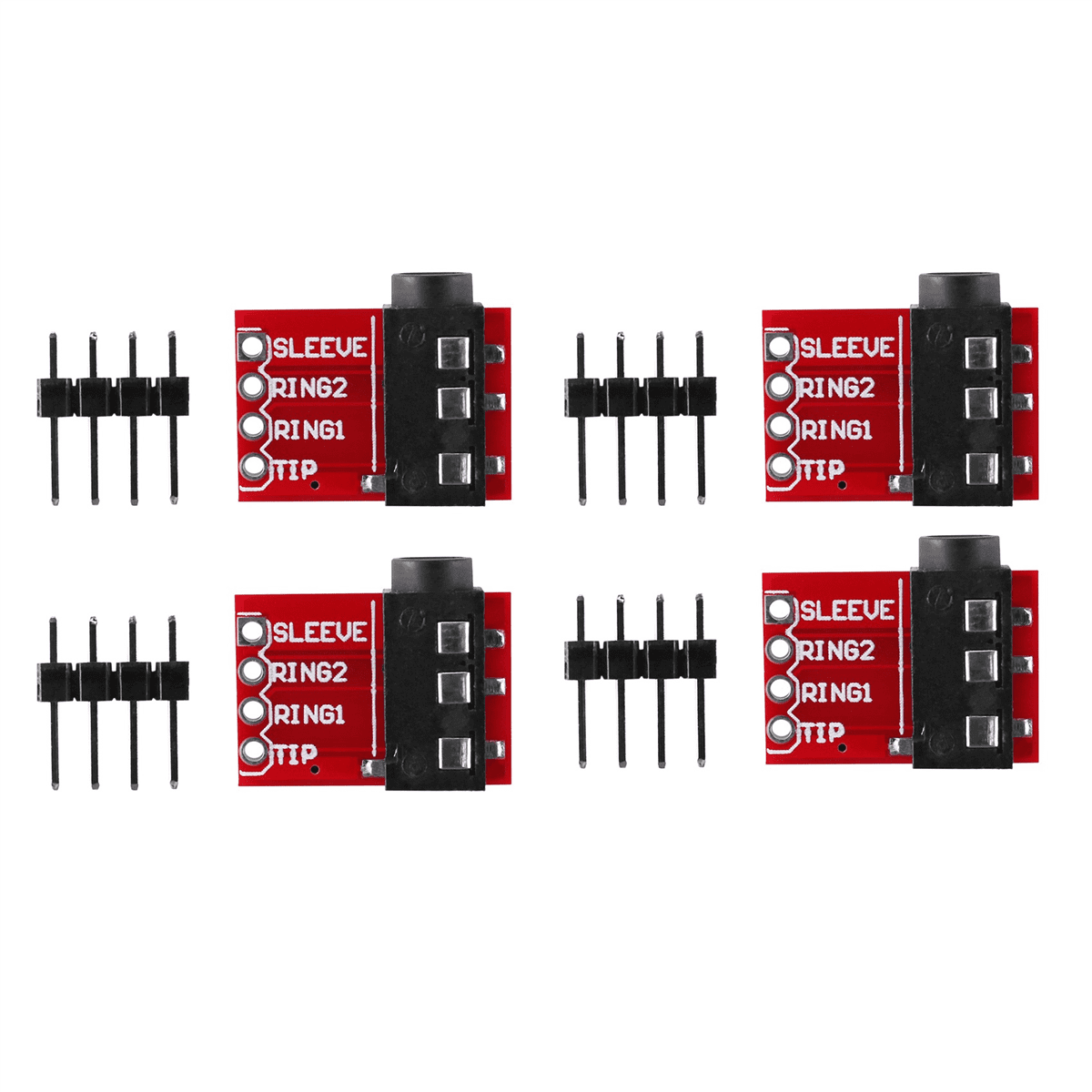 4X TRRS 3.5mm Jack Breakout Board Headphone Video Audio MP3 ...