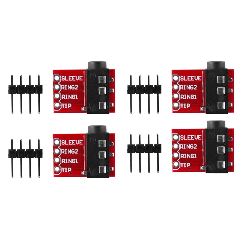 4X TRRS 3.5mm Jack Breakout Board Headphone Video Audio MP3 ...