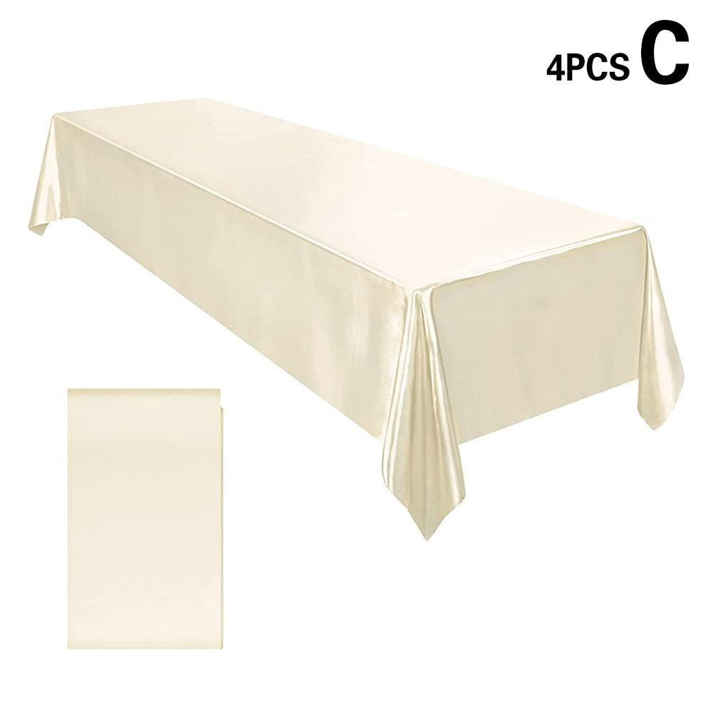 4X Tablecloth Table Cloth Wedding Christmas Birthday Party Decor Table ...