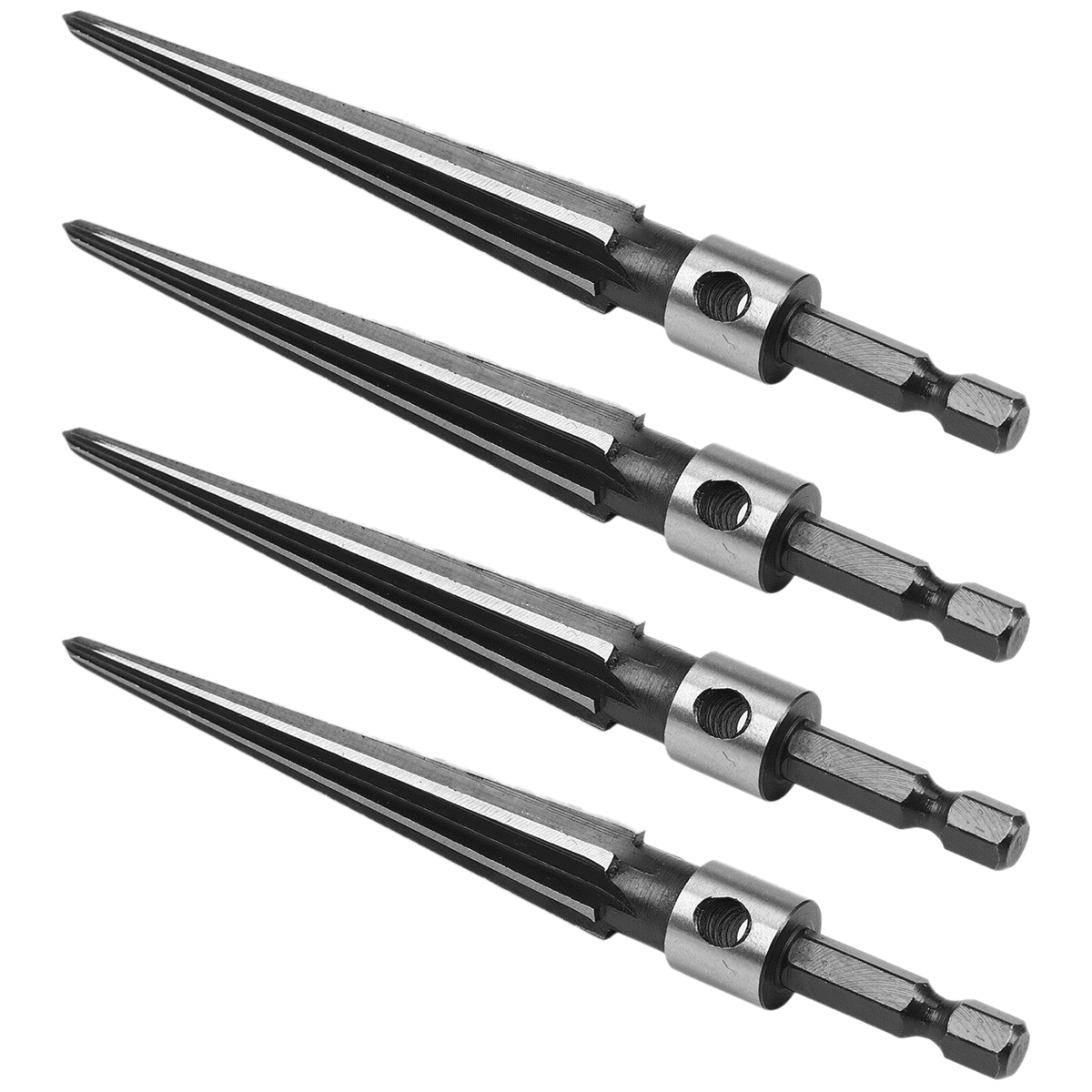 4X Taper Reamer 3-13mm Hex Reamer Fluted Hand Steel Bridge Pin Hole ...