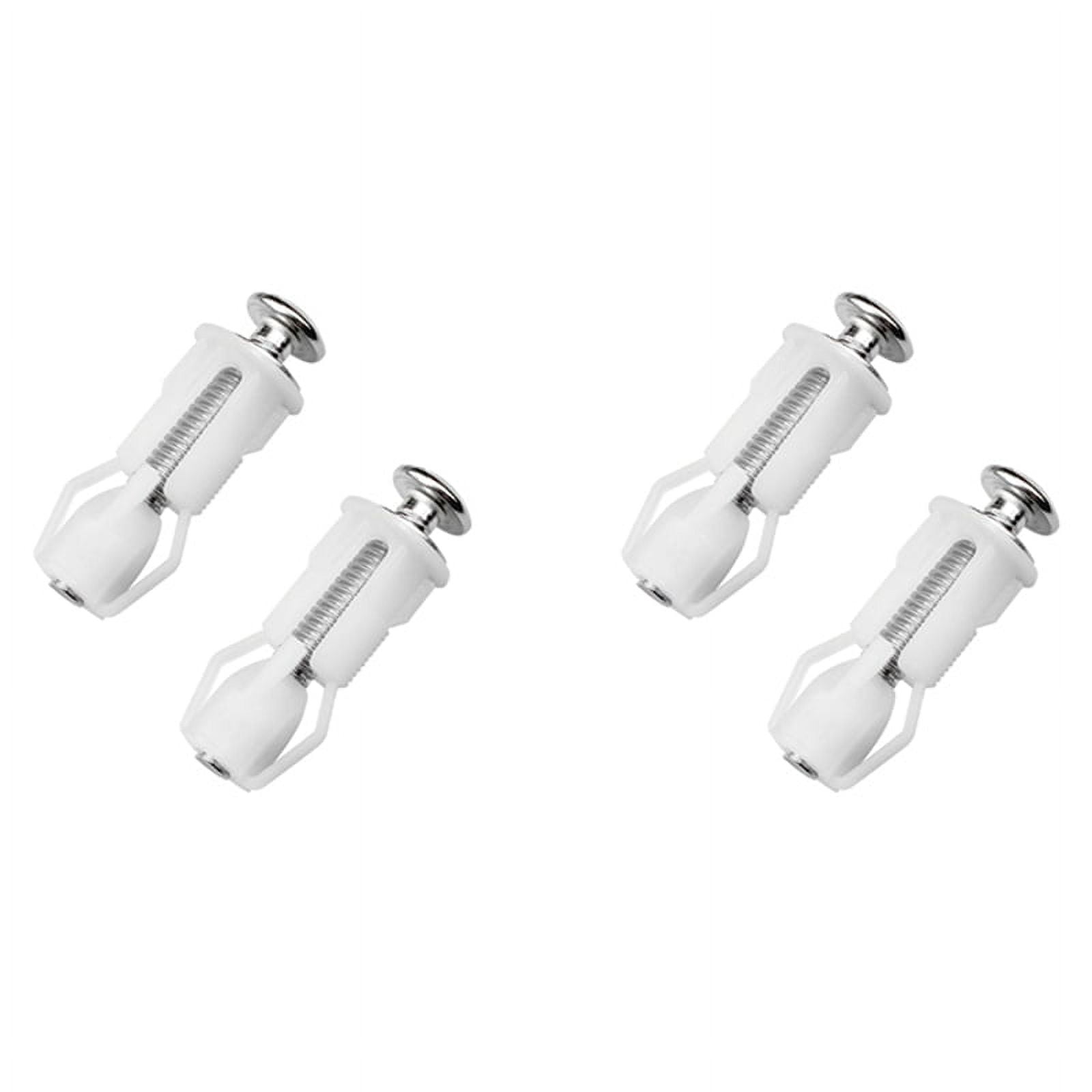 4X Toilet Seat Screws and Toilet Lid Screws Stainless Steel Top Fixing ...