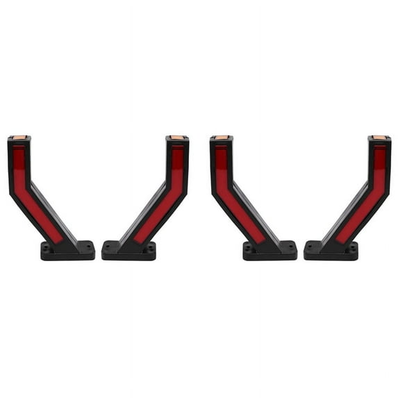 4X Trailer LED Side Marker Lighting Outline Marker Truck Light Van LED ...