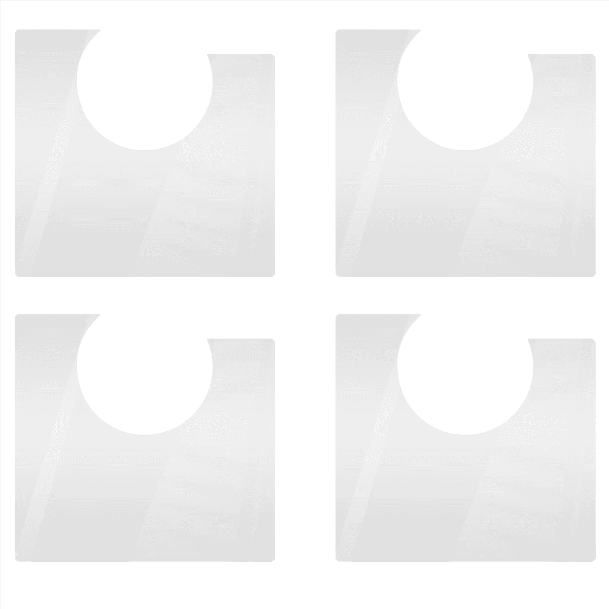 4X Transparent Folk Acoustic Guitar Pickguard Anti-Scratch Classical ...