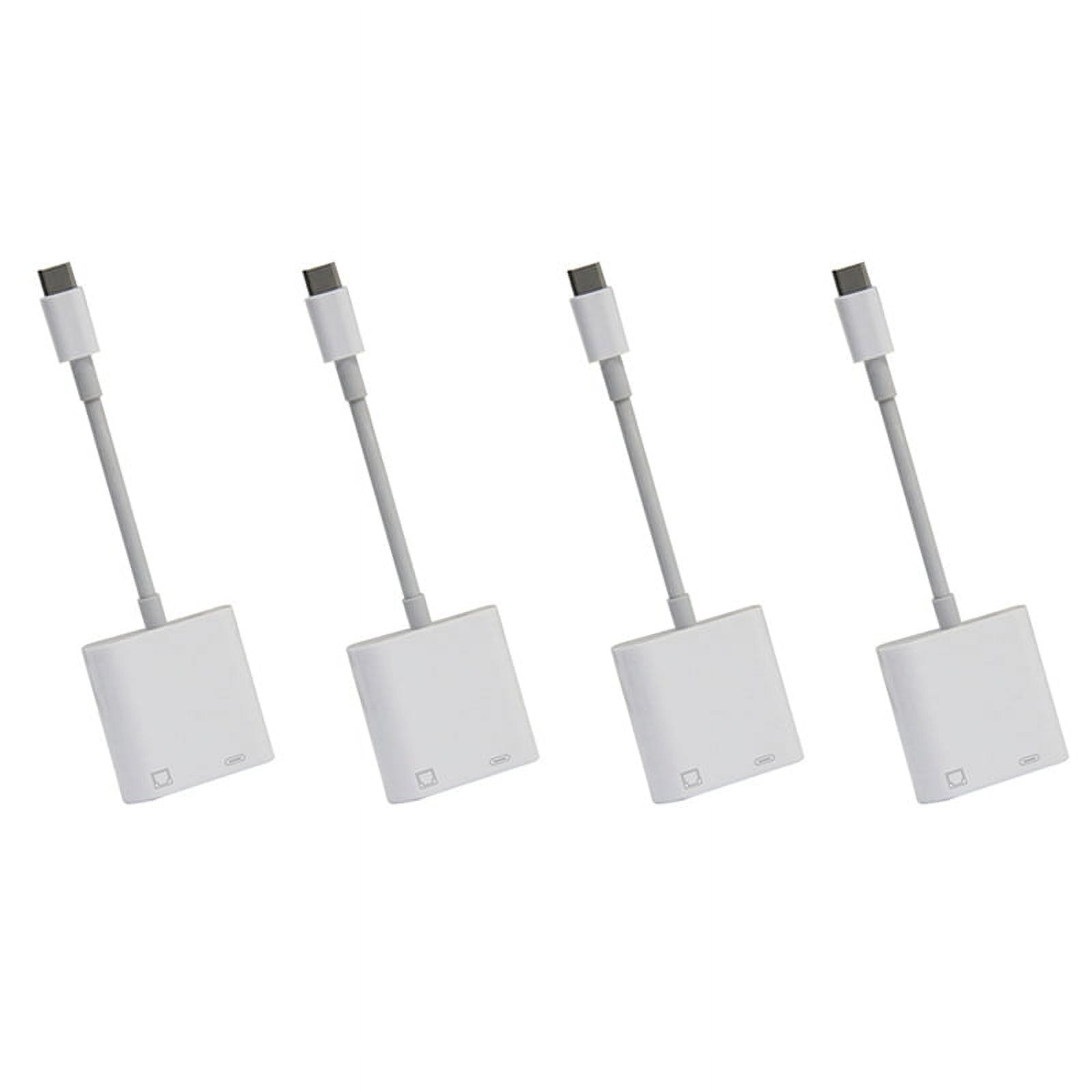 4X Type C OTG Ethernet Adapter USB C to RJ45 Ethernet LAN Wired Network ...