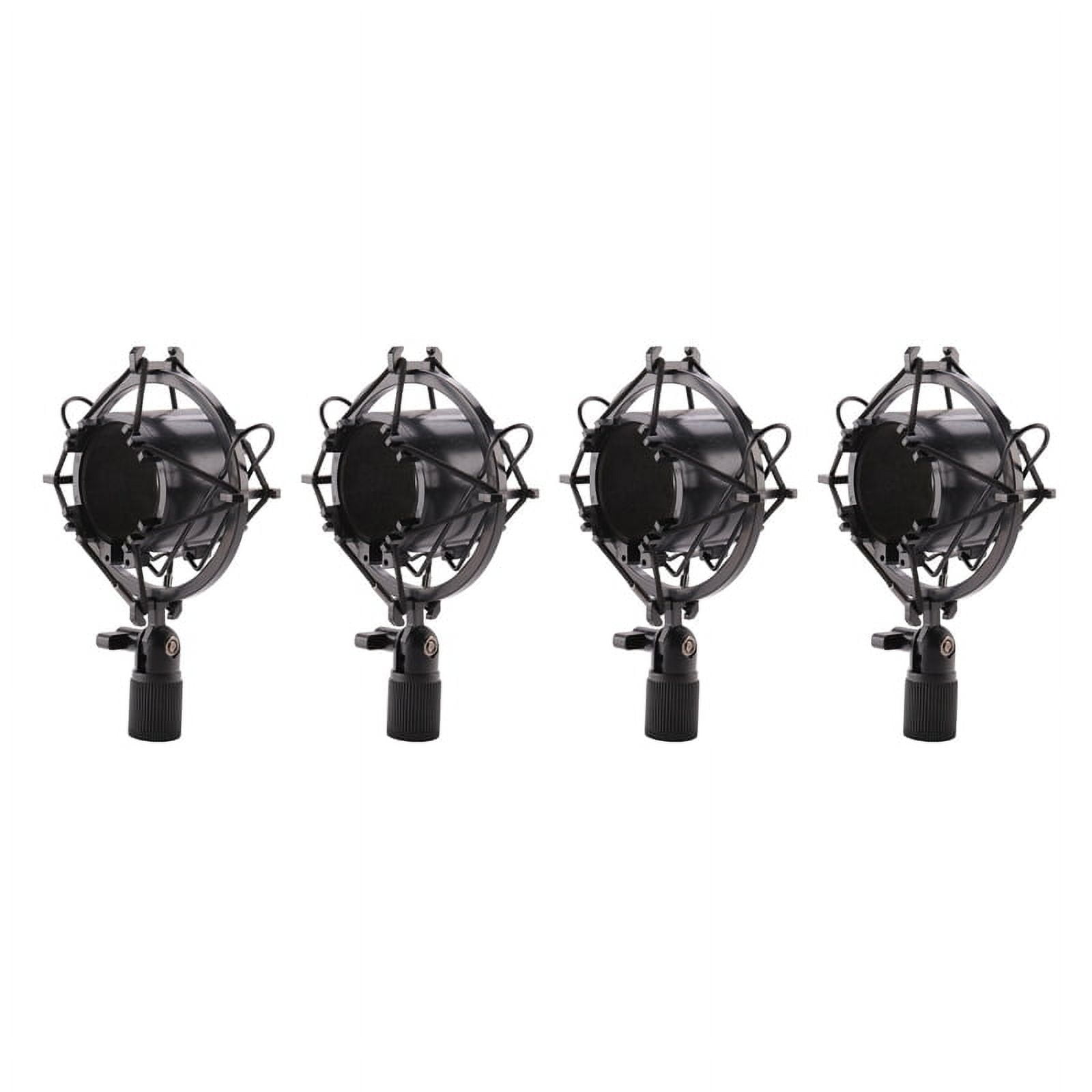4X Universal 3KG Bearable Load Mic Microphone Shock Mount Clip Holder ...