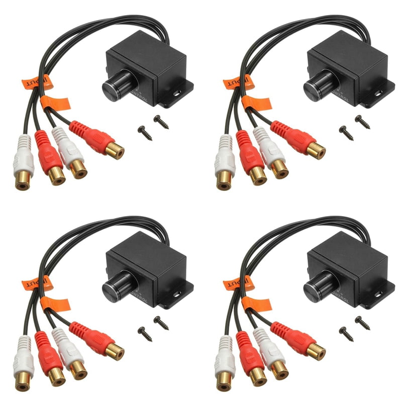 4X Universal Amplifier Gain Level Volume Control Knob for Car Home ...