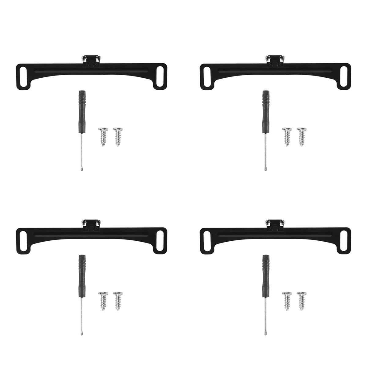 4X Universal Car Rear View Camera License Plate Bracket Kit Accessories ...