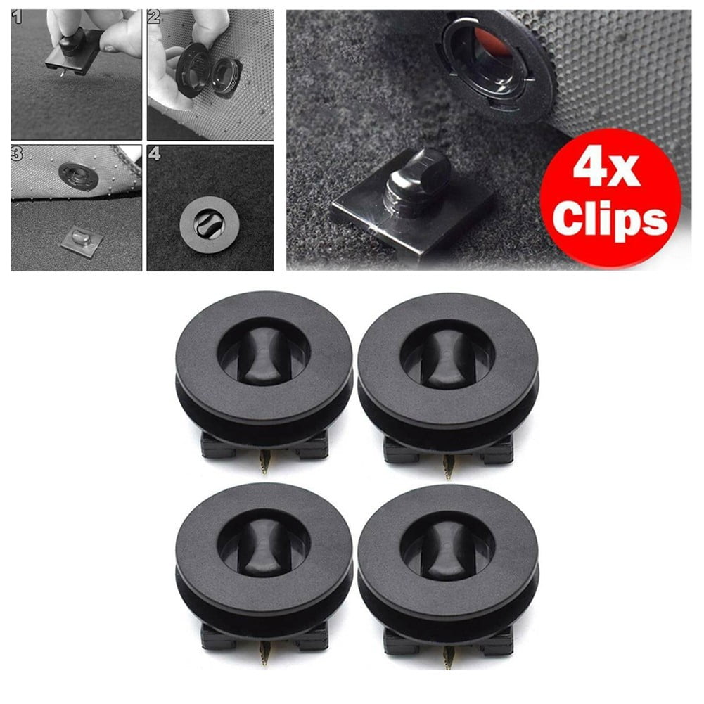 4X Universal Grips Clamps Holders Car Floor Mat Clips Carpet Fixing ...