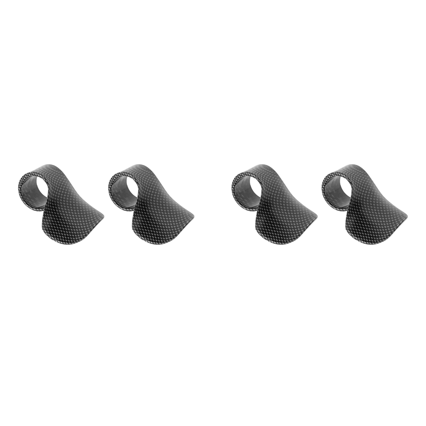 4X Universal Motorcycle E-Bike Grip Throttle Assist Carbon Fiber Moto ...