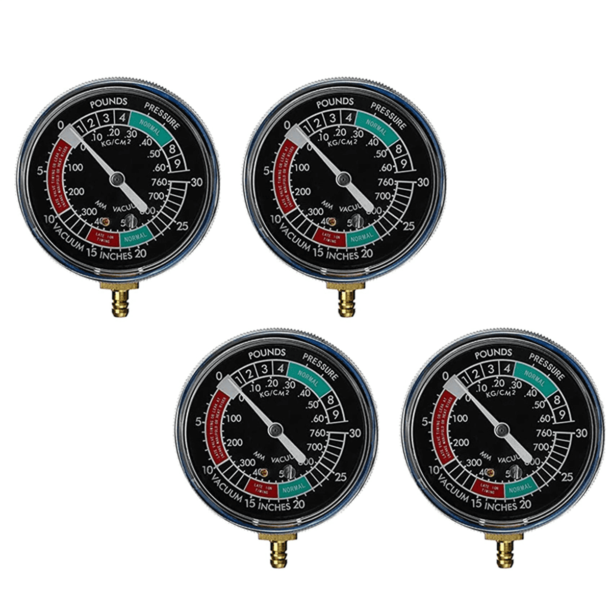 4X Universal Motorcycle Fuel Vacuum Gauge Carburetor Synchronizer Meter ...