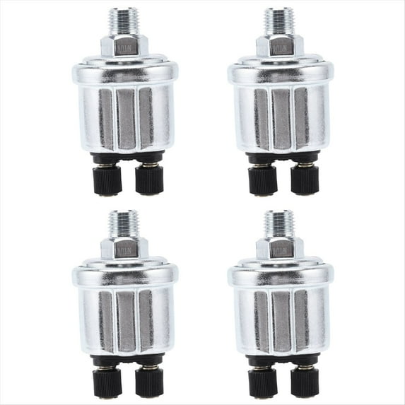 4X Universal Oil Pressure Sensor 1/4NPT 13mm 0-10Bars Genset Pressure ...