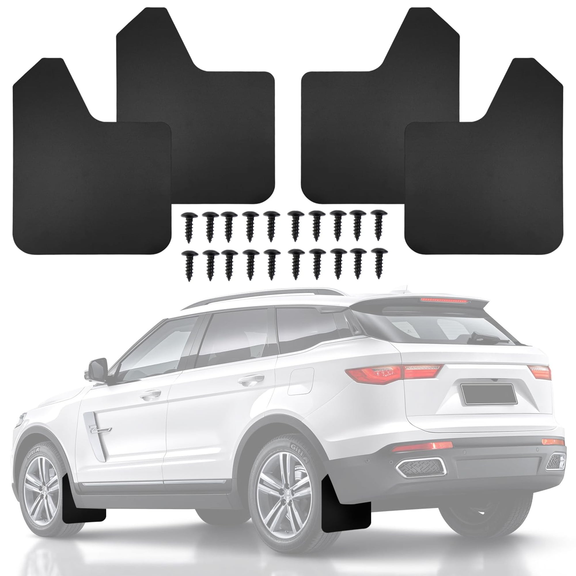 4X Universal Thicker Mud Flaps Set, Splash Guards Vehicle Tire ...