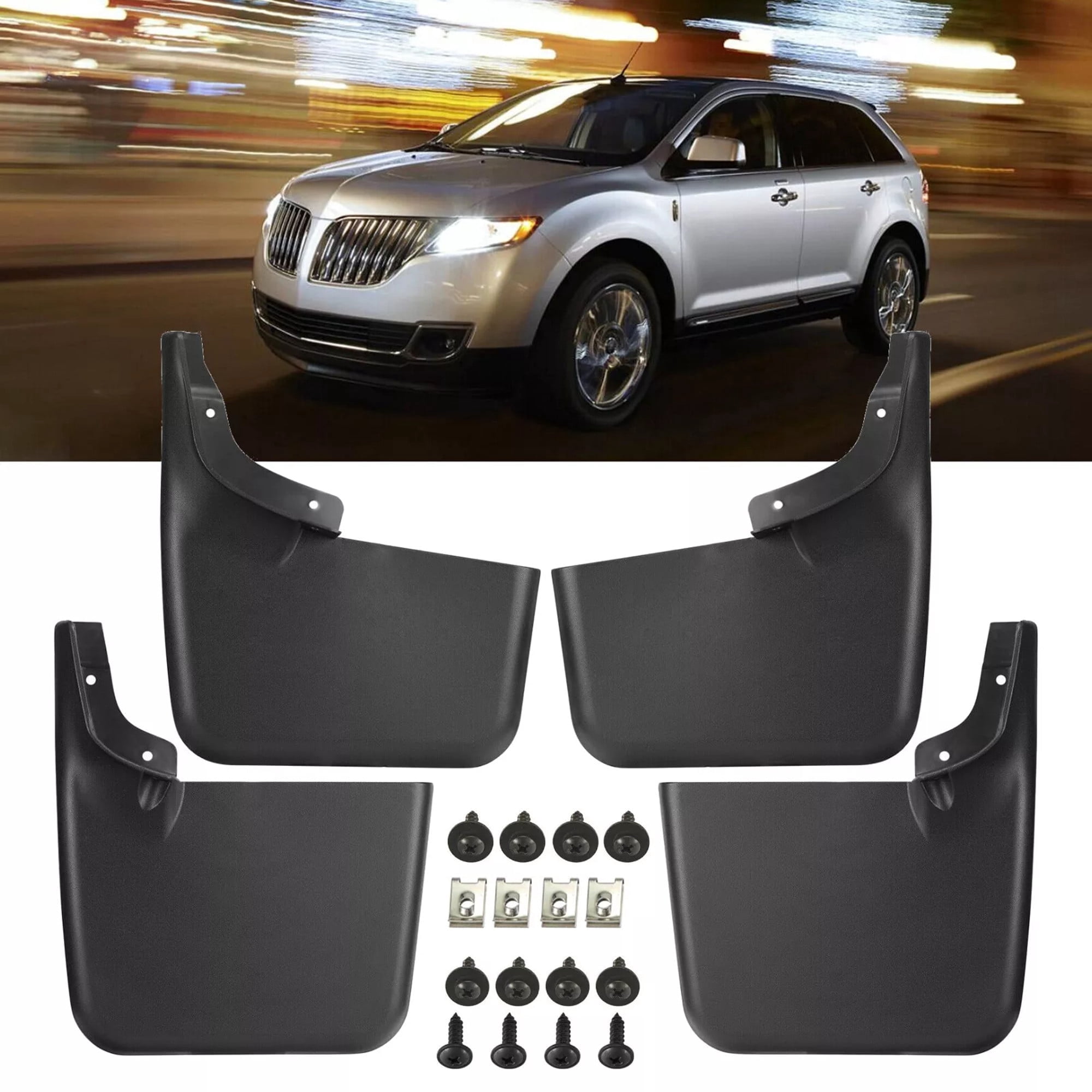 4x Mud Flaps Splash Guards Mudguards, Compatible with Ford 2004-2015 F ...