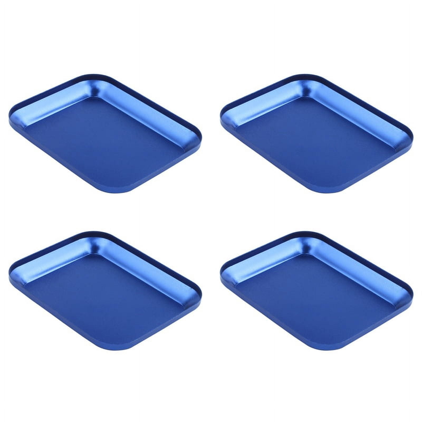 4X Useful Aluminum Alloy Screw Tray with Magnetic Pad for RC Model ...