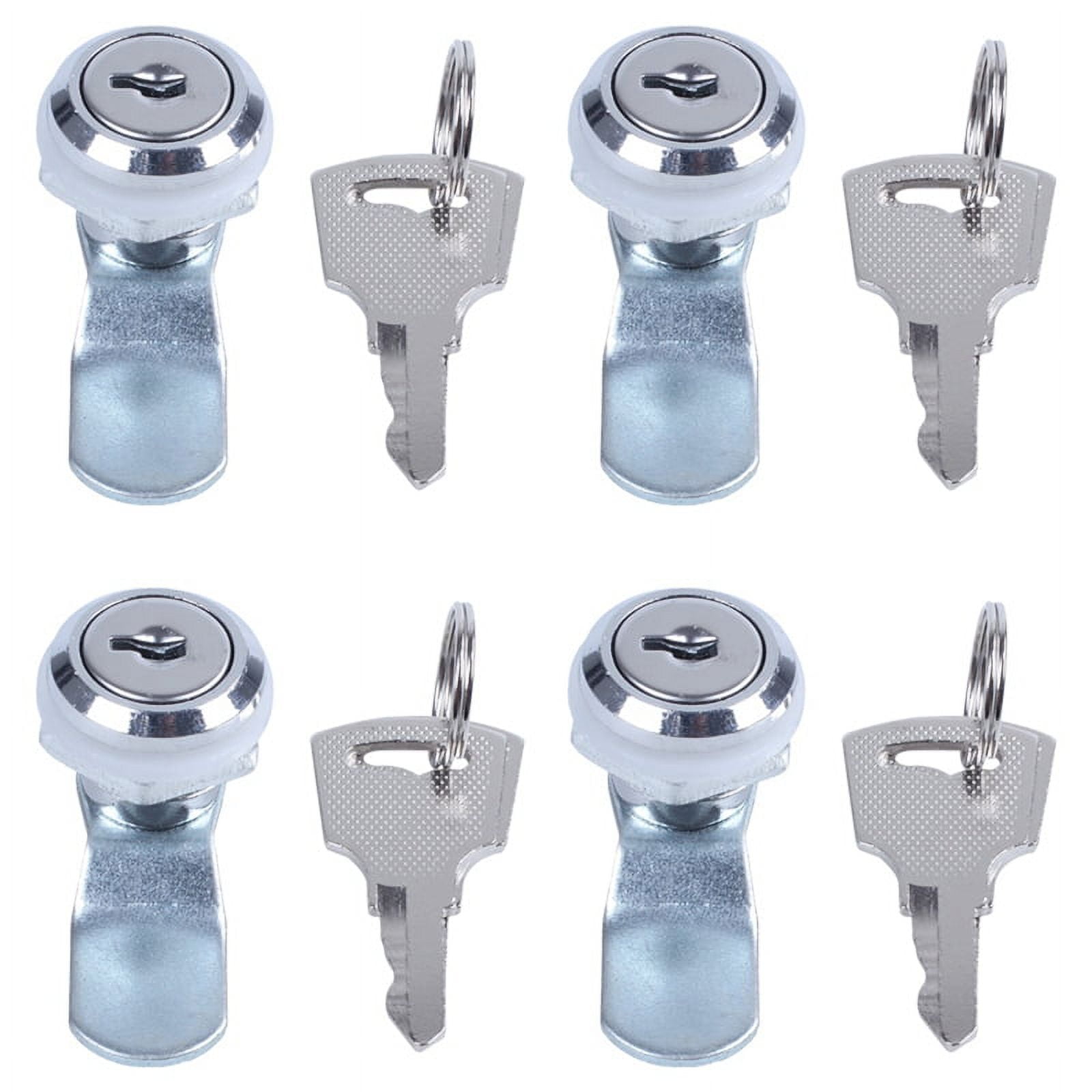 4X Useful Cam Locks for Lockers,Cabinet Mailbox,Drawers, Cupboards ...