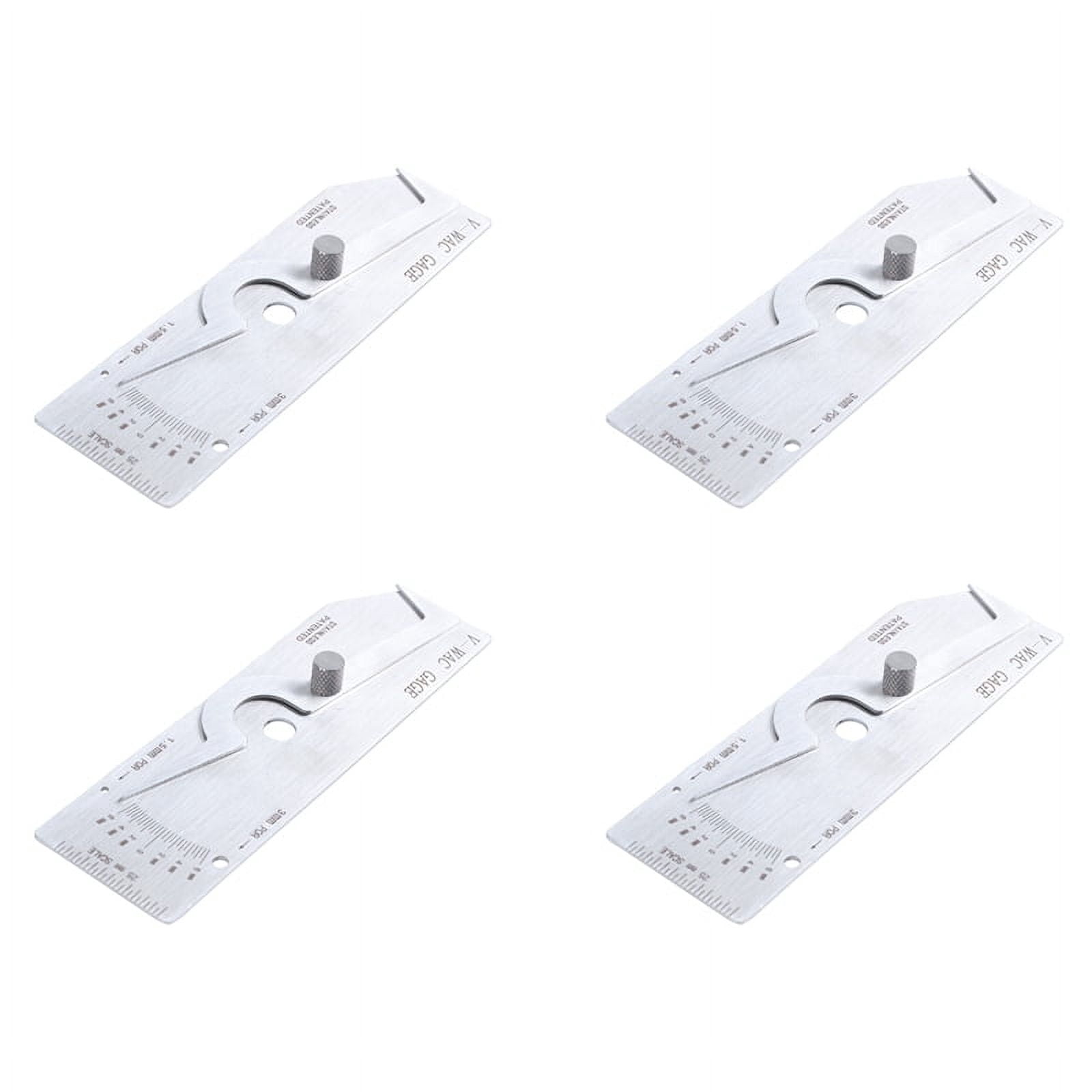 4X V- Biting Edge Welding Gauge Welder Welding Inspect Metric Single ...