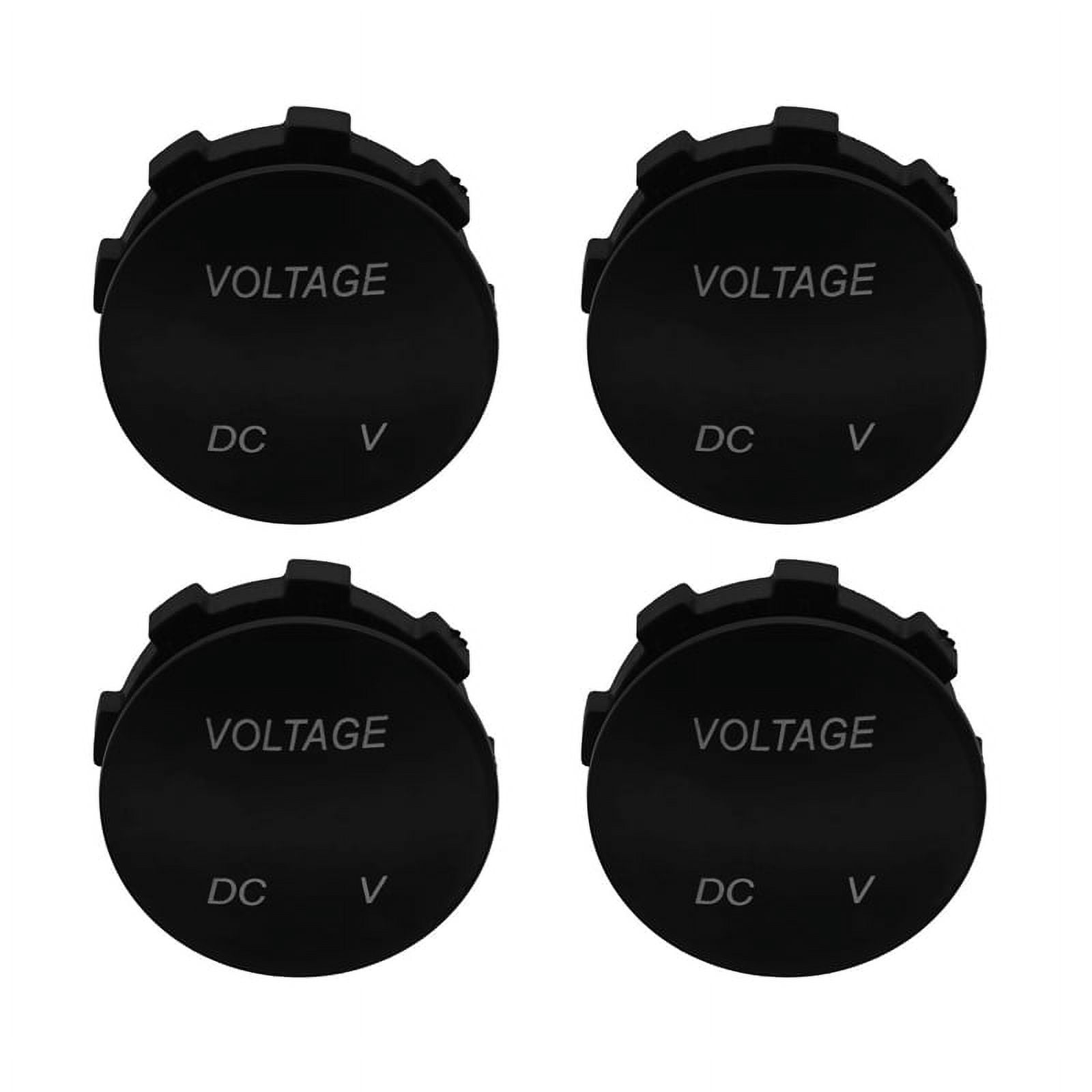 4X Voltage Meter Universal Voltmeter Digital Display Water LED Green ...