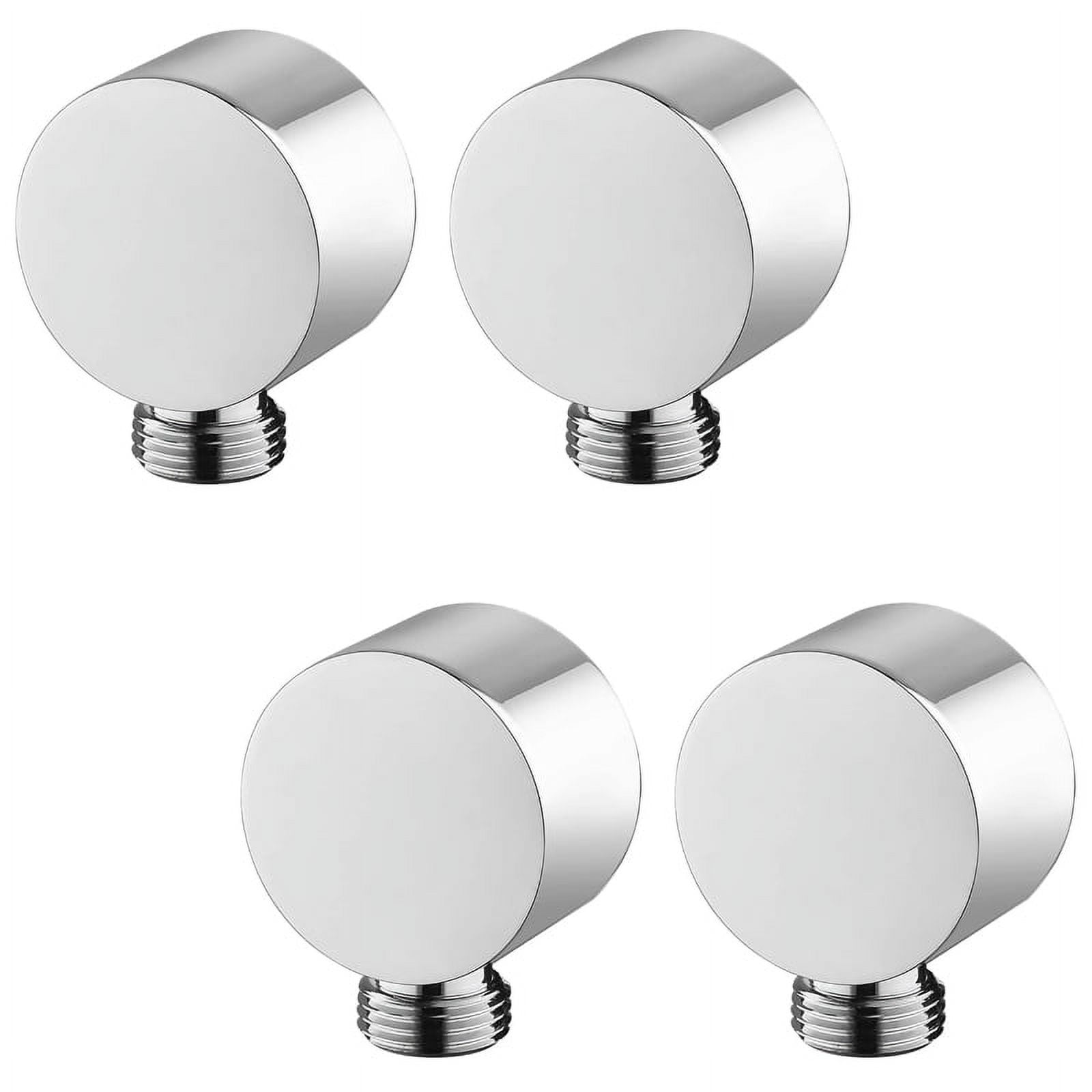 4X Wall Supply Elbow,Brass Round Wall Mount Shower Hose Connector ...