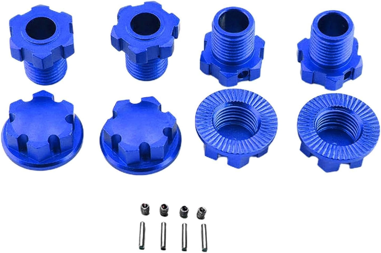 4X Wheel Adapter, Wheel Hub Hex, Durable Replacement Metal Wheel Hub ...