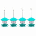 4X Wild Bird Feeder, Outside Squirrel Proof Bird Feeder, Hanging Wild ...