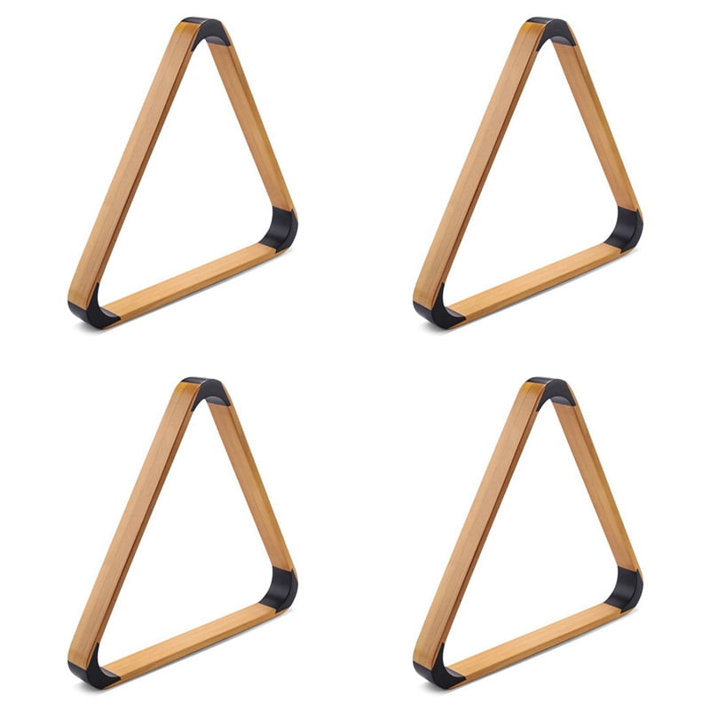 4X Wooden Billiard Rack Solid Triangle Rack Pool Racks Triangle ...