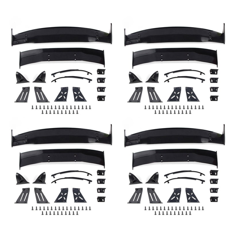 4X for 1/10 RC Racing Drift Car Rear Drift Road Body Spoiler Wing ...