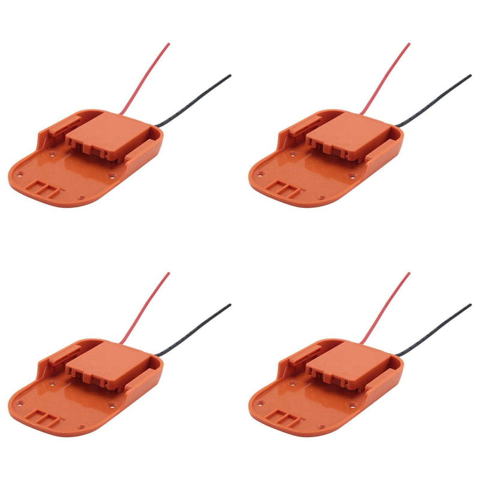 4X for Adapter for 18V Li-Ion Battery Dock Power Connector Rigid 12 ...