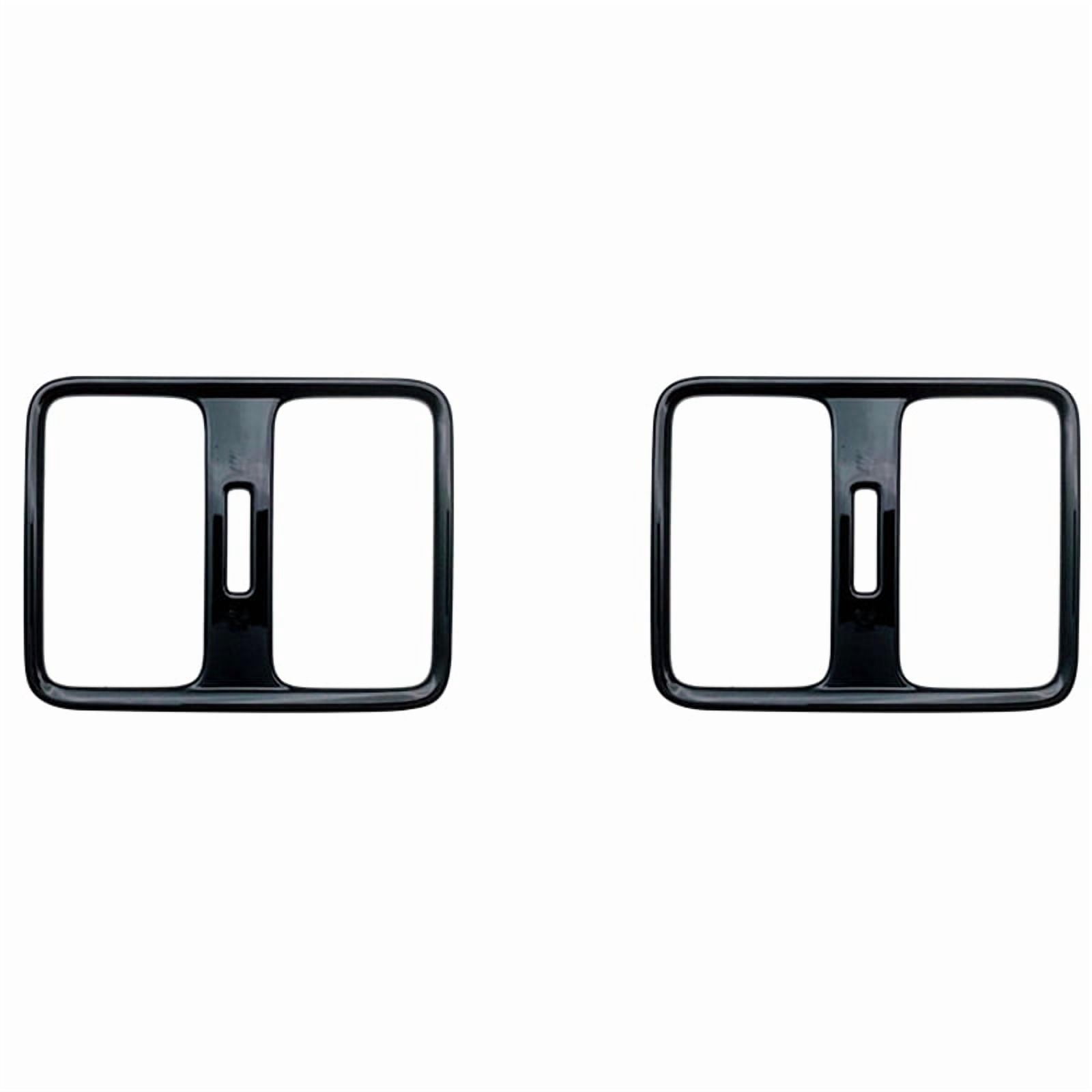 4X for Vezel -V 2021 2022 Interior Car Glossy Black Rear Seat Air ...