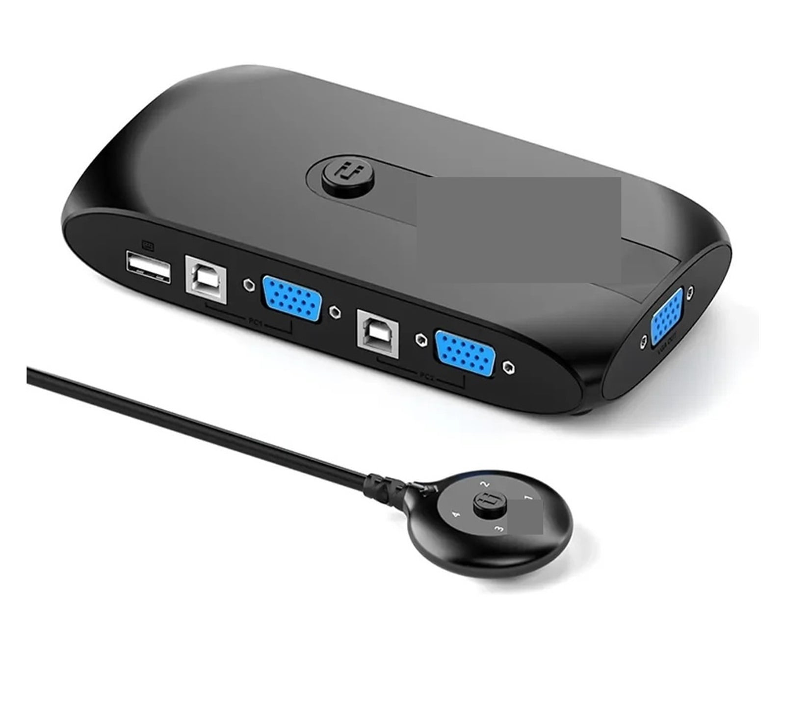 4X1 VGA KVM Switch 1080P Video Switcher 4 In 1 Out Computer Laptop ...